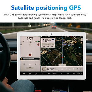 10.1 Inch Tablet, 4G Call 5G WiFi 12GB RAM 256GB ROM Tablet PC, 1920x1200 IPS 8MP 20MP Cameras Tablet for Business, Office, Family, School (US Plug)