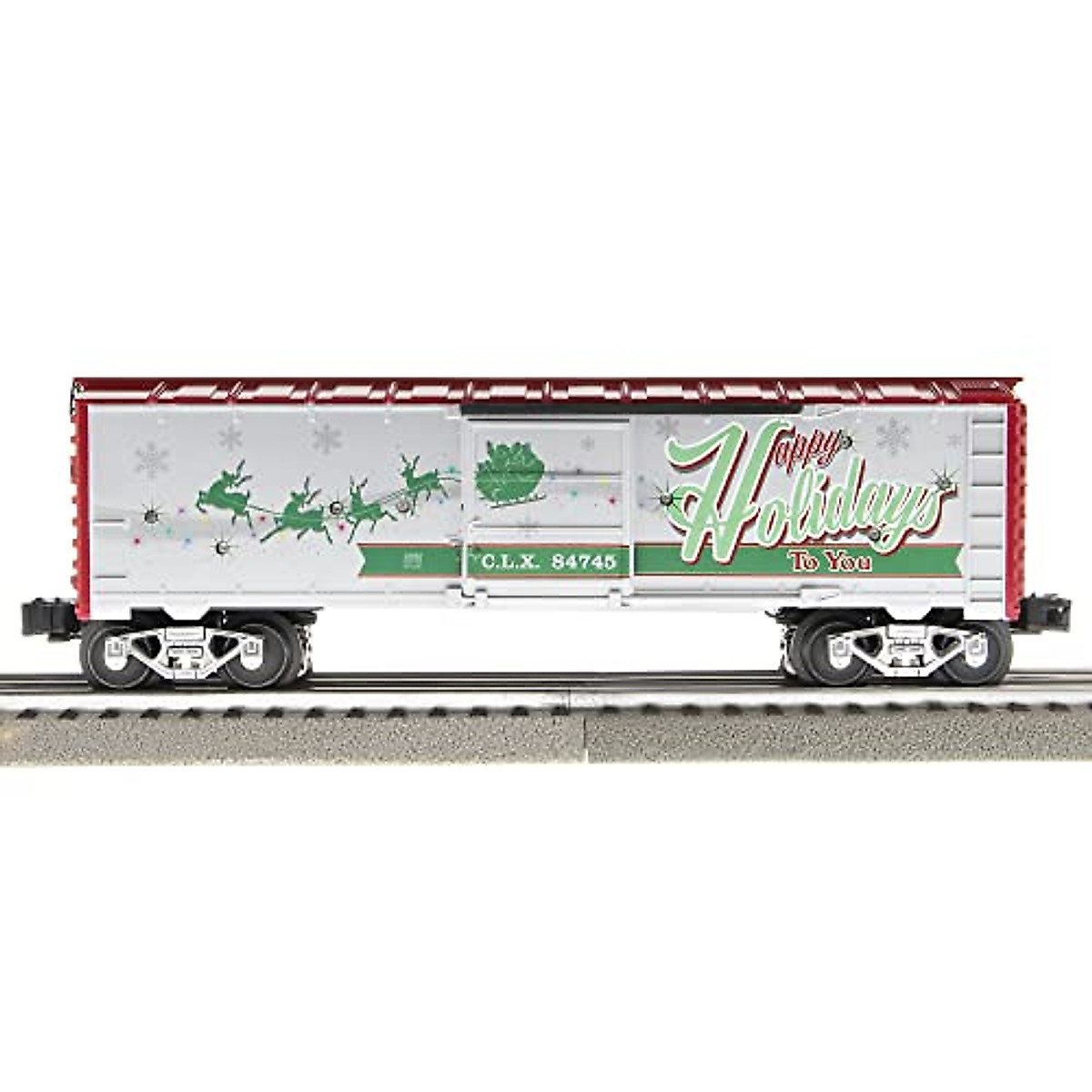 Lionel Christmas Light Express LionChief 5.0 Electric O Gauge Train Set with Bluetooth & Remote