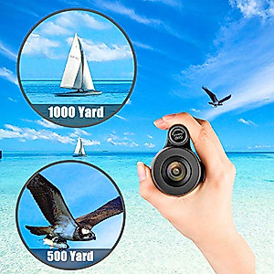 Monocular Telescope High Power 8x42 Monoculars Scope Compact Portable Waterproof Fogproof Shockproof with Hand Strap for Adults Kids Bird Watching Hunting Camping Hiking Travling Wildlife Secenery