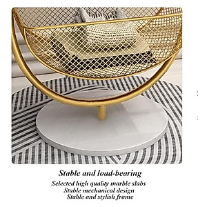 Clothes Rail Garment Rack Gold Clothing Racks With Marble Base Modern Gold Coat Racks With Storage Basket Vertical Hanging Clothes Rack For Bedroom Heavy Duty Garment Racks In Hallway, Entryway ( Colo