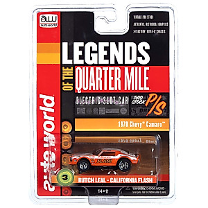 Auto World Xtraction R32 1970 Chevy Camaro Butch Leal California Flash HO Scale Slot Car