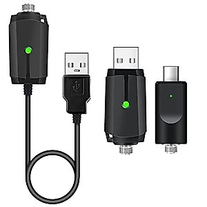 USB Thread Cable, USB Pen Charge Cable, USB Charger Thread Portable USB with Intelligent Overcharge Protection LED Indicator - 3 PCS