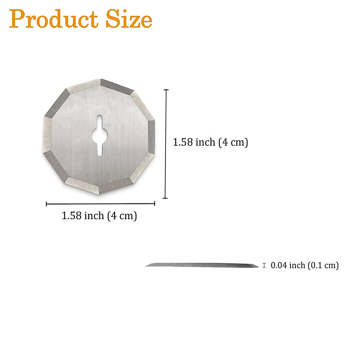 2Pack WA2300 Blades Compatible with Worx ZipSnip Cordless Scissors Replacement Blades, Fits RC2600K, RC2601, RC2602, WX080L, WX081, WX082L, WX081L