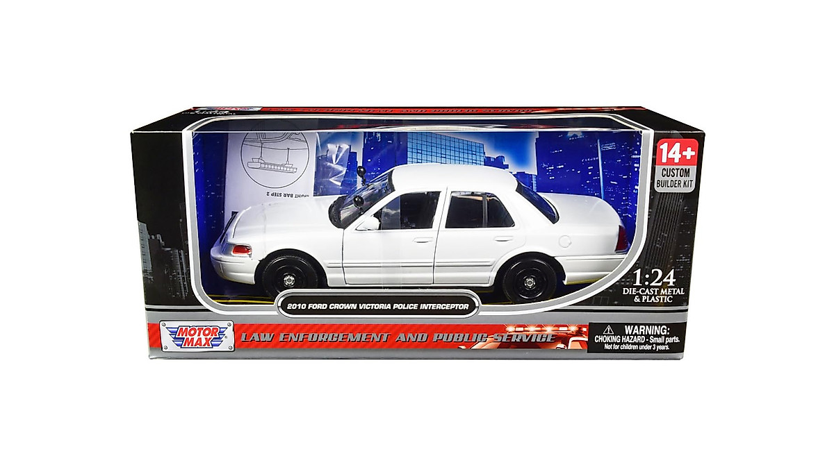 Custom 2010 Crown Victoria Police Interceptor Diecast Kit