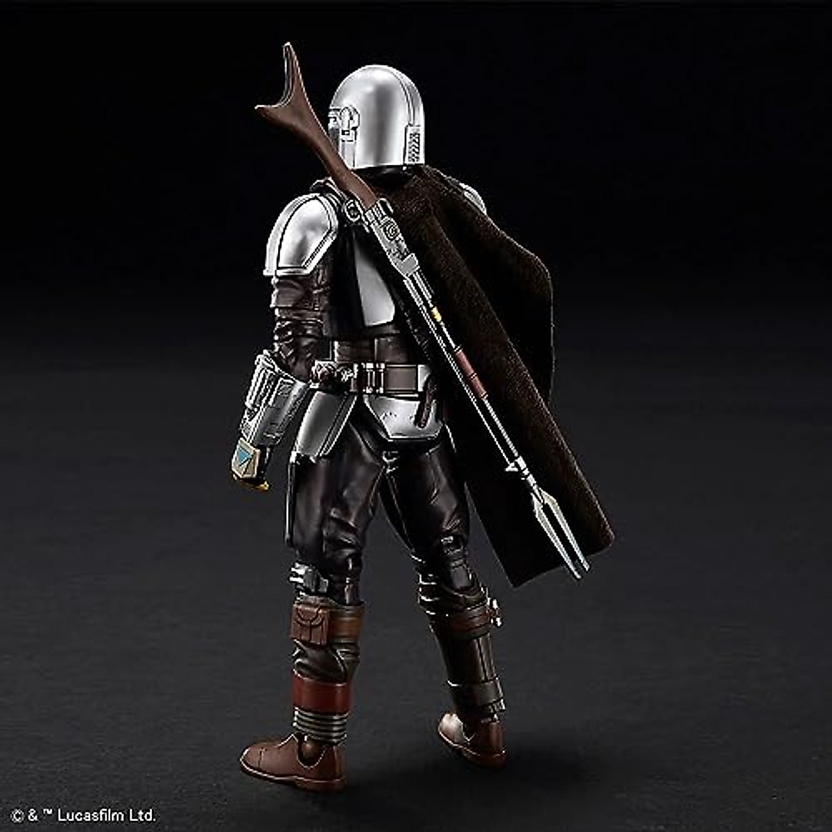Bandai Hobby - The Mandalorian - The Mandalorian Beskar Armor (Silver Coating Ver.), Bandai Spirits Star Wars 1/12 Model Kit