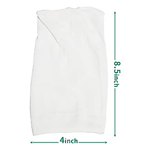 Pool Vacuum Cleaner Micro Filter Bag - Compatible with Water Tech Catfish Max CG Aqua Broom & Other nground or Above Ground Handheld Pool Blasters - 15 Pack (White)