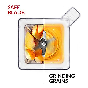 Blendtec 75 oz FourSide Jar - Four-Sided Blender Jar Compatible with Most Blendtec Blenders - 32 oz Blending Capacity - Clear