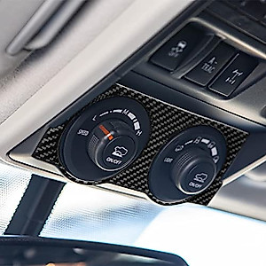 BLAKAYA Compatible with Carbon Fiber Four-Wheel Drive Switch Panel Interior Accessories for Toyota 4Runner SUV 2010 2011 2012 2013 2014 2015 2016 2017 2018 2019 2020 (1PCS Black)