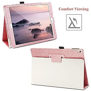Fingic for iPad 10.2 Case 2021/2020/2019 - iPad 9th/8th/7th Generation Case Luxury Sparkly Folio Folding Stand Cover Auto Wake/Sleep Smart Case for New iPad 10.2” 2021/2020/2019 (9th/8th/7th Gen)