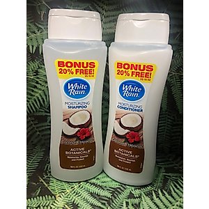 White Rain Coconut Hibiscus Shampoo and Conditioner Set, 18 Fl Oz (Pack of 2)