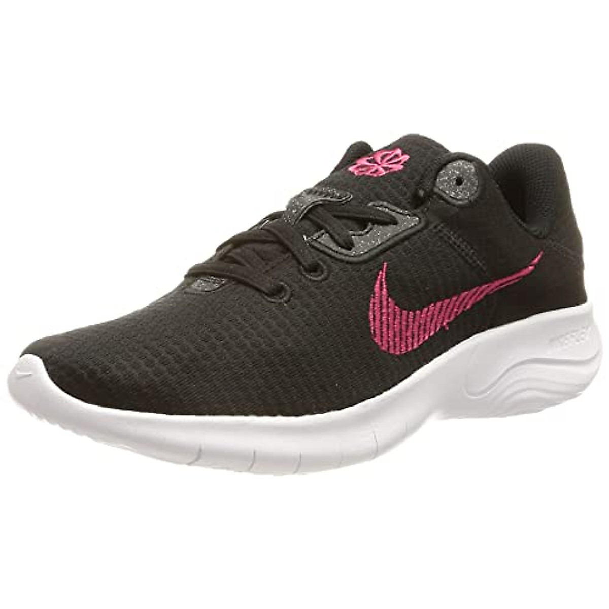 Nike Womens Flex Experience RN 11 Nn Running Trainers, Black/Rush Pink-White, 7.5 M US