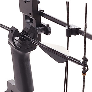 FENJANER Archery 30inch Carbon Arrow Spine 500 Practice Hunting Arrows with Removable Tips for Compound Bow and Recurve Bow (Pack of 12) (7.8mm-black)