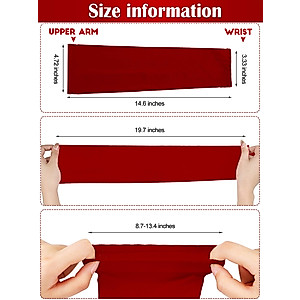 9 Pairs UV Protection Sleeves Cooling Sleeves Long Arm Covers Arm Sleeves for Men and Women (Bright Colors)