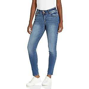 WallFlower Women's Flirty Curvy Skinny High Rise Insta Stretch Juniors Jeans (Standard and Plus), Pia, 11