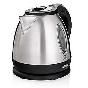 Moss & Stone Stainless Steel Electric Kettle, Cordless Pot 1.2L Portable Electric Hot Water Kettle, 1500W Strong Fast Boiling Pot, Water Boiler, Electric Tea Kettle With Boil Dry Protection