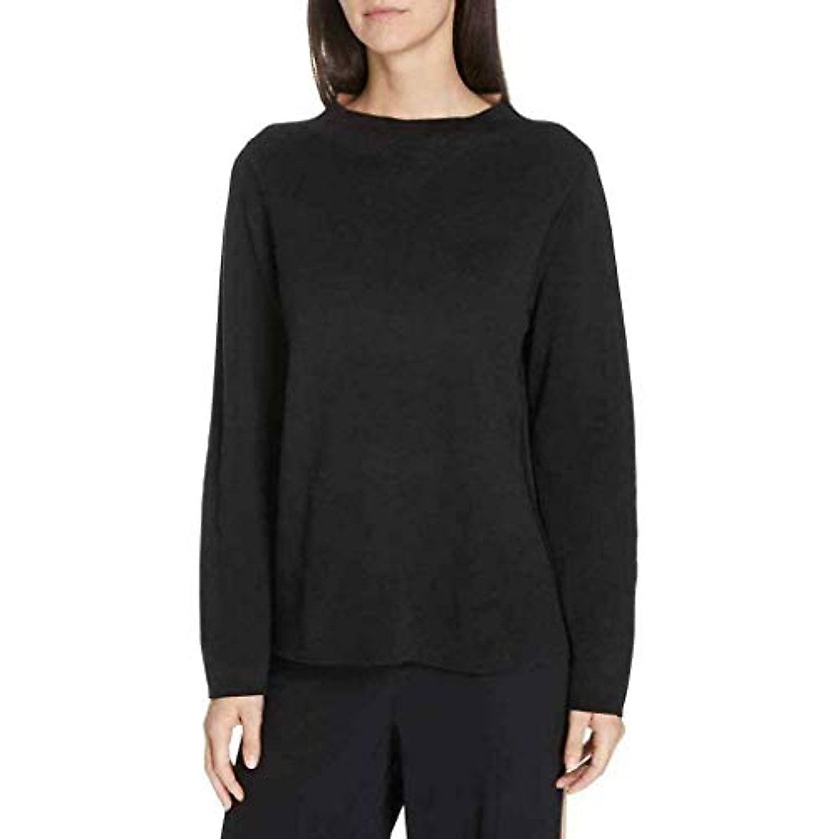 Eileen Fisher Silk/Organic Cotton Black/Clay Reversible Box-Top Size 3X