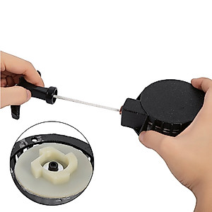 Pull Start Recoil Starter Mini Pocket Pull Start Assembly Manual Pull Start Mototec 50cc Pull Start Fit for 49CC 50cc Pocket Bike Dirt Bike Motorcycle ATV Moto Quad