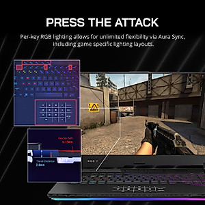 Asus 2023 ROG Strix Scar 15 15.6inches IPS Type FHD Gaming Laptop, AMD Ryzen 9 5900HX, 64GB RAM, 4TB PCIe SSD, Backlit Keyboard, GeForce RTX 3080, WiFi 6, Win 11 Pro, Gray, 32GB SnowBell USB Card