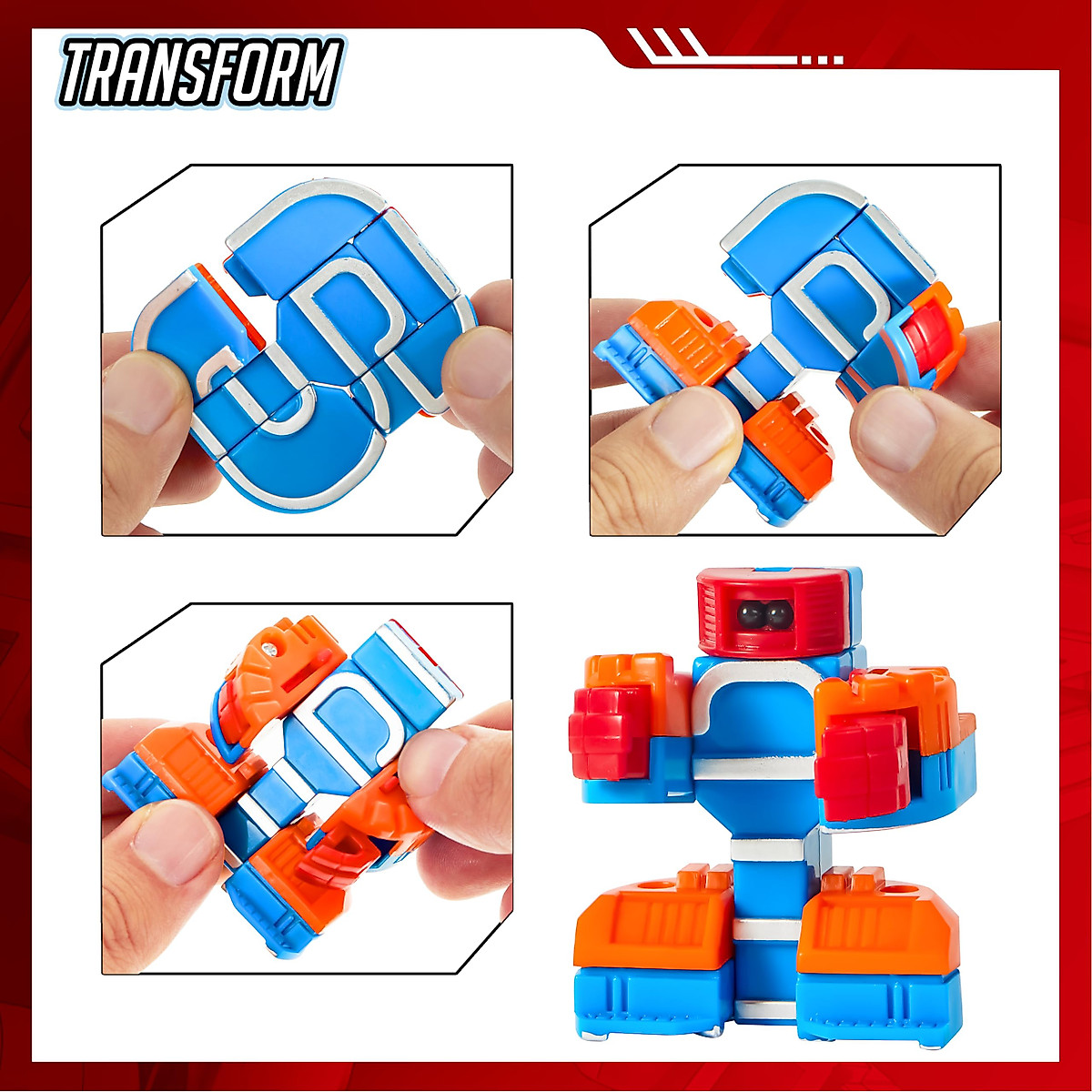 JOYIN 10 Pcs Number Bots Toys, Number Bots, Action Figure Learning Toys, Number Robots Toys, Educational Toy, Christmas Birthday Gifts for Kids Boys Girls 3 4 5 6 Years Old