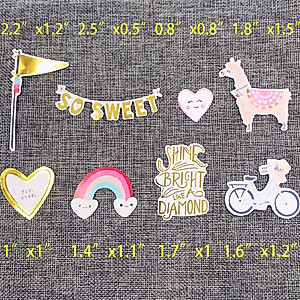 Scrapbook Stickers80pcs Cardstock Stickers Love Stickers Decorative Masking Stickers for Personalize Laptop Scrapbook Daily Planner and Crafts