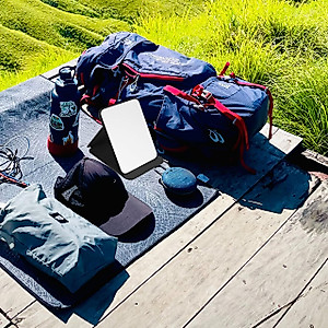 Leather Foldable Compact Vanity Mirror, Personal Frameless Portable Beauty Adjustable Makeup Stand Mirror Muti Use (8 * 6inch)