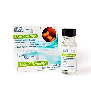 ElaSkin Liquid Bandage - Waterproof, Stretchable, Protective Against Dirt & Germs