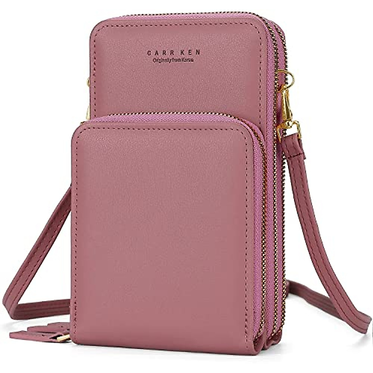 WTSHOPME Crossbody Phone Bags for Women Small PU Leather Cellphone Purse Wallet