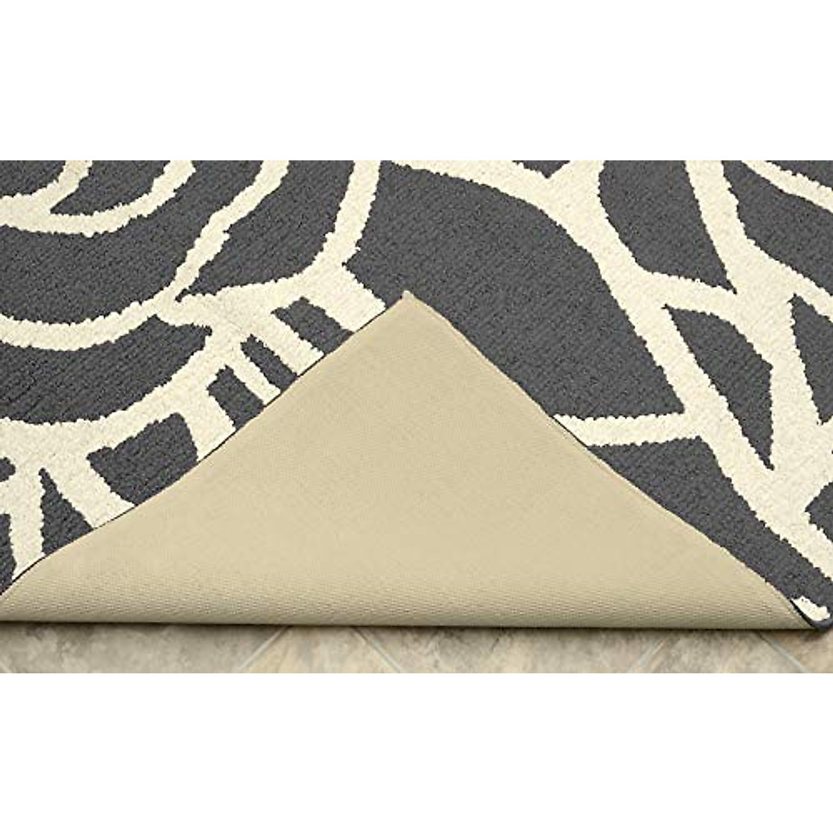 Garland Rug Rhapsody Area Rug, 30 x 46, Cinder/Ivory