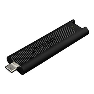 Kingston 1TB DataTraveler Max USB 3.2 Gen 2 Type-C Flash Drive (2-Pack) Bundle with Fuse USB-C OTG Cable (3 Items)