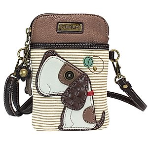 Chala Toffy Dog Cellphone Crossbody Handbag Purse - Convertible Strap Dog Mom Dog Lovers Chala Group Handbag