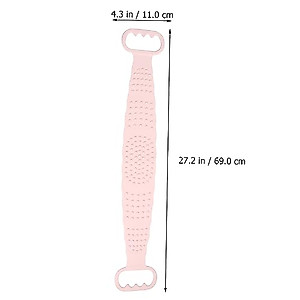 FRCOLOR Home Tools Body Scrub Body Towels Bath Scrubber Body exfoliator Brush Shower Scrubber Silicone Shower Back Scrubber Body srub Deep Cleaning Back pad mud Towel Body Brush rub mud