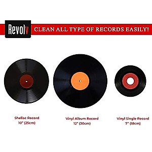 Revolv Supreme Clean Record Cleaning Fluid Solution Vinyl LP Cleaner for Record Cleaner (16 oz.)