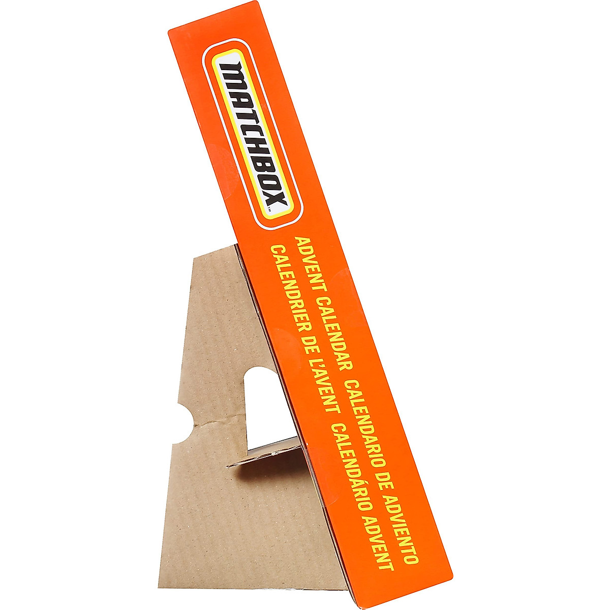 Matchbox Cars Advent Calendar, Mix of 10 Die-Cast 1:64 Scale Toy Cars, Trucks or Buses, 14 Accessories & Playmat (Styles May Vary)