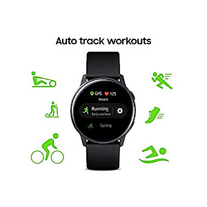 SAMSUNG Galaxy Active Smartwatch 40mm with Extra Charging Cable,Pedometer Rose Gold - SM-R500NZDCXAR (Renewed)