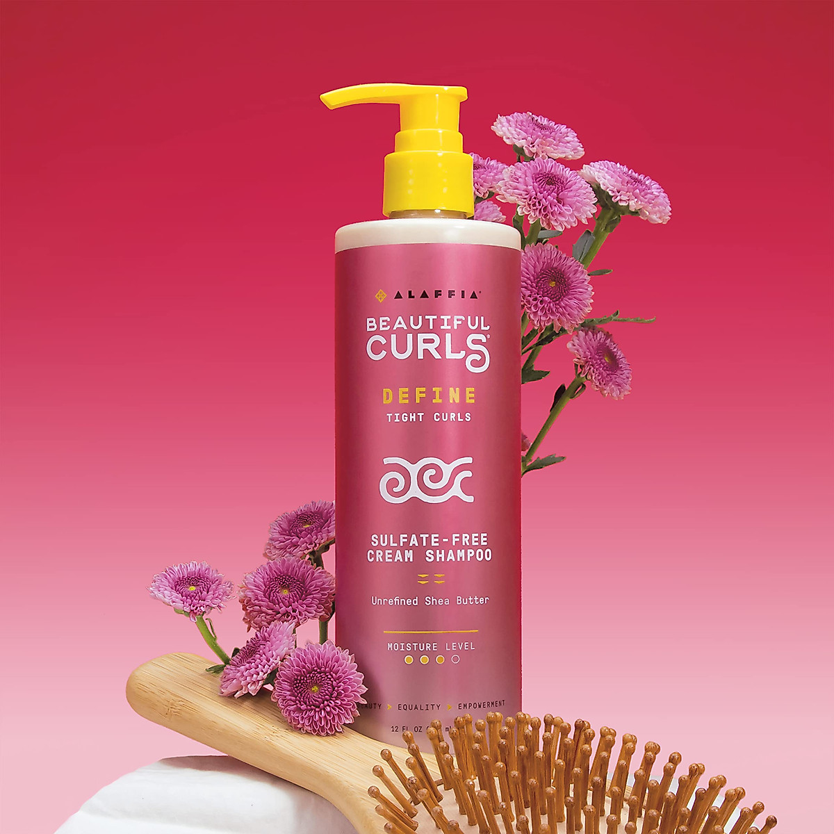 Alaffia Beautiful Curls Define Shampoo and Leave in Conditioner Set, 12 Fl Oz Ea with Styling Cream, Curly Hair Products, Shea Butter, Vitamin E & Coconut Oil, 8 Fl Oz