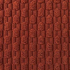 UGASA Soft Corduroy Pillow Covers Pack of 4 Boho Stripe Decorative Pillow Covers Pillowcases 18x18 Inch Home Decor Modern Farmhouse for Sofa Living Room Couch Bed, Burnt Brick