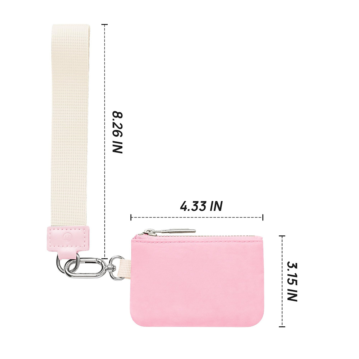 Mum's Memory Mini Zip Around Wristlet Wallet for Women Dual Pouch Wristlet Portable wallet Coin Purse Mini Women Coin Pocket