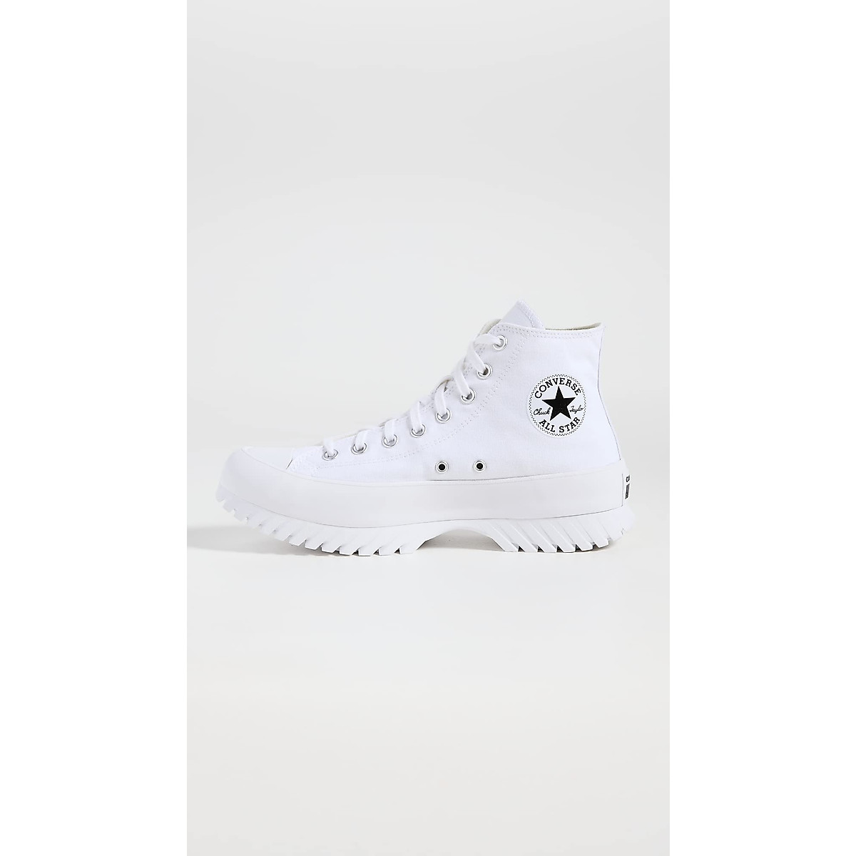 Converse Chuck Taylor All Star Lugged 2.0 Unisex, White/Egret/Black, 8.5 US Women/6.5 US Men