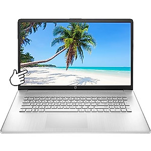 HP 2023 Newest Pavilion 17.3 Touchscreen HD+ Laptop Computer, AMD Ryzen 5 7530U 6-Core(Beat i7-1165G7), 12GB RAM, 1TB NVMe SSD, AMD Radeon Graphics, Fast Charge, WiFi 6, Bluetooth 5.3, HDMI, Win11