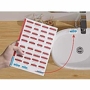 535 Spanish/English Vocabulary Word Sticker Labels – Educational Language Learning Resource for Memory & Sight – Fun for Around The House Game Play - Kids, Grade School, Classroom or Homeschool