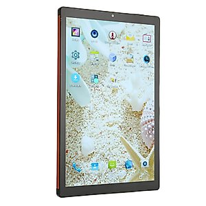 DAUZ HD Tablet, 6GB 128GB 2.4G 5G WiFi 100-240V 1920x1080 IPS 10.1 Inch Tablet Octa Core Front 5MP Rear 13MP for Play Games for Android 11.0 (US Plug)
