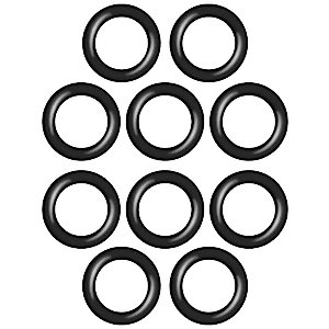 Meter Star Propane Natural Gasket Seal O-Ring Seals for Propane Tank Cylinder POL Adapter Fitting Pack of 10