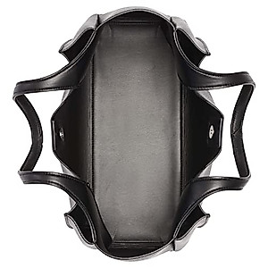 Calvin Klein Sahara East/West Tote, Black/Silver