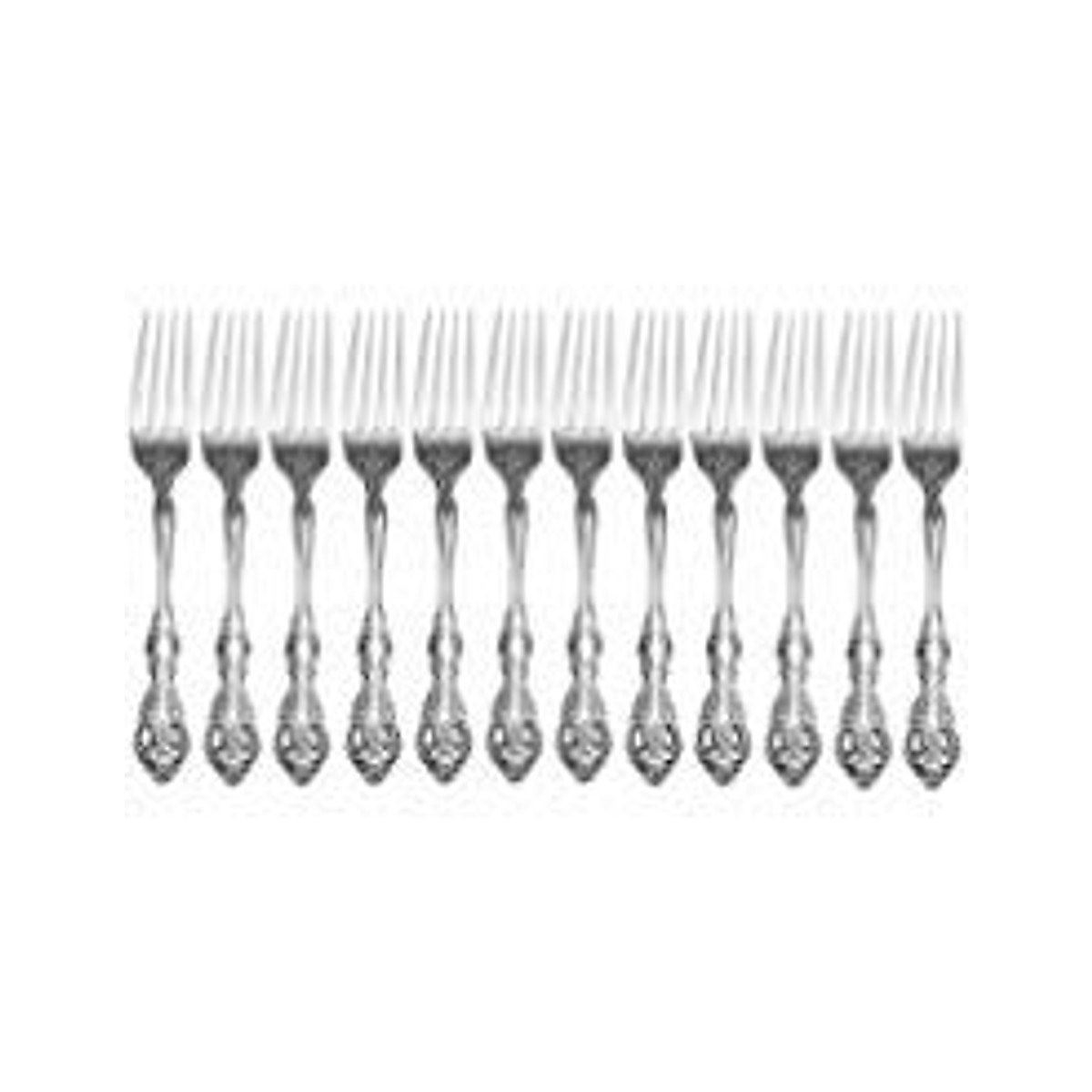 Oneida Michelangelo Fine Flatware Set, 18/10 Stainless, Set of 12 Dinner Forks
