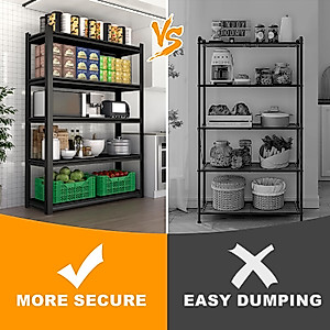 IRONFFICE Metal Storage Shelves Heavy Duty,3000LBS Load Garage Storage Shelves,84''H Shelving Units and Storage,Basement Storage Utility Shelves,