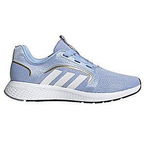 adidas Women's Edge Lux 5 Sneaker, Blue Dawn/White/Silver Violet, 9