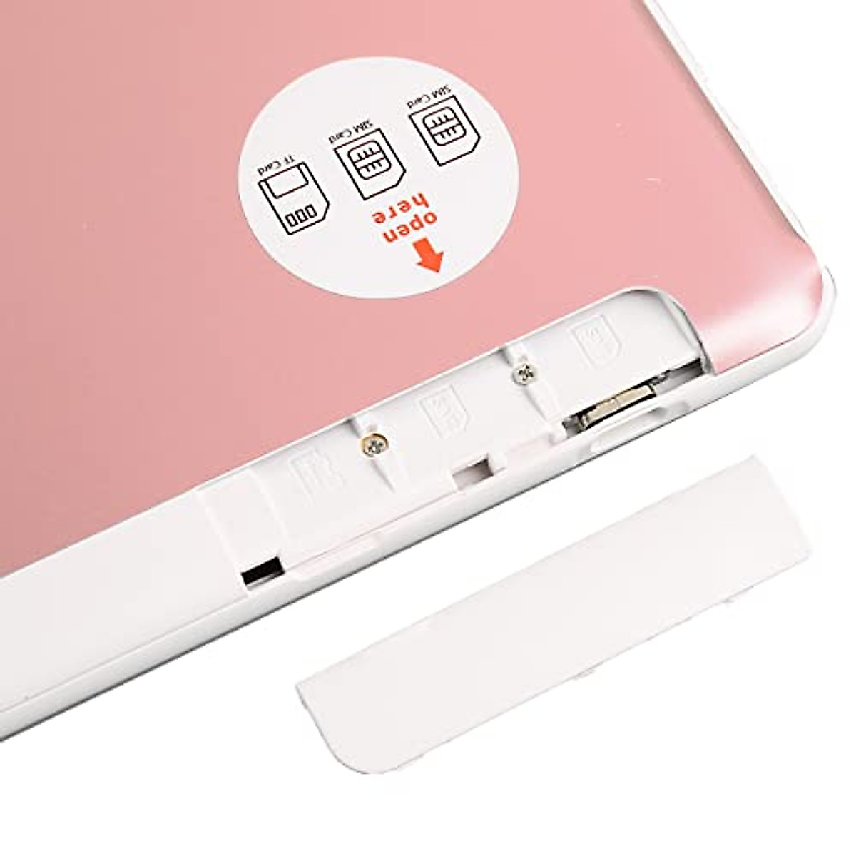 Touchscreen Tablet, 4GB RAM, 64GB ROM, 10.1 Tablet, Front, 2MP, Rear, 5MP Camera, 100240V, 4G LTE, Office Project Calling (US Plug)