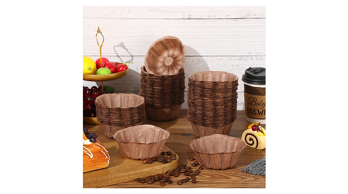 Eaasty 100 Disposable Mini Cake Molds for Easy Baking