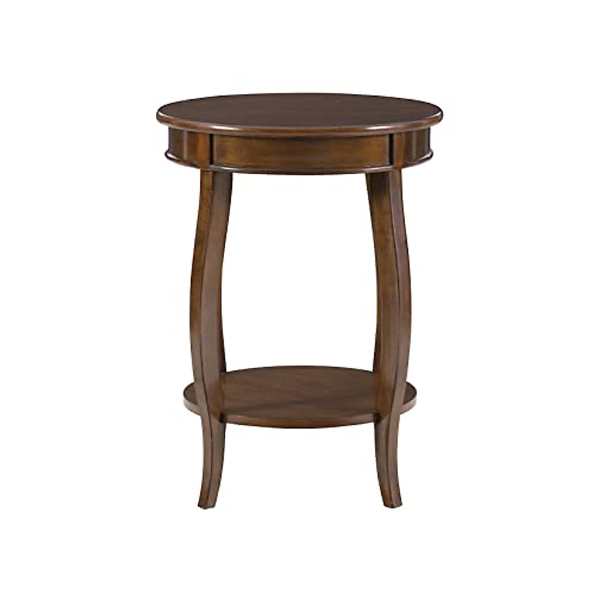 Powell Furniture Powell Hazelnut Round Shelf Table,, 18"L x 18"W x 24"H