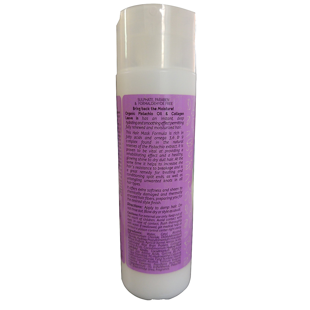 Pistachio & Collagen Moisturizing Leave in Conditioner, 9 Oz./ 240 ML